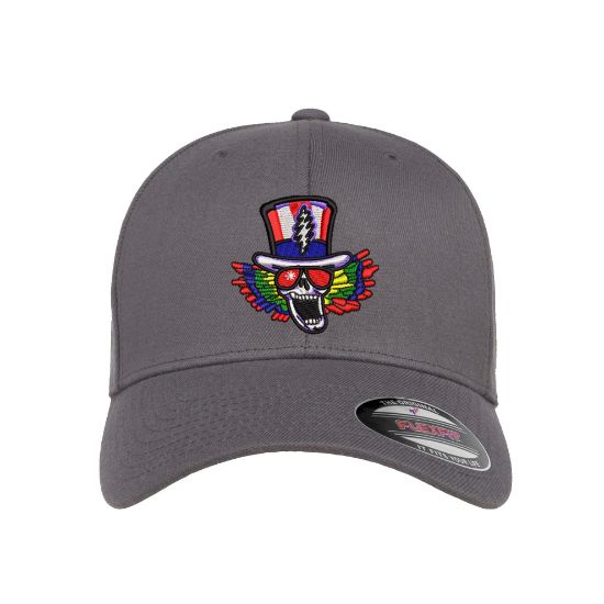Amore Tees. Grateful Dead Uncle Sam Logo Embroidered Flexfit Hat ...
